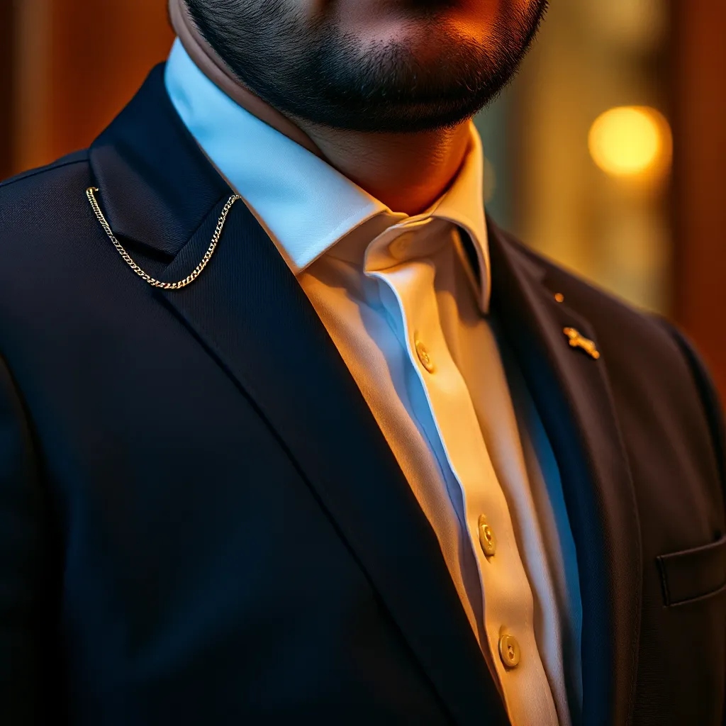 The Men's Suit Lapel Chain: A Comprehensive Guide